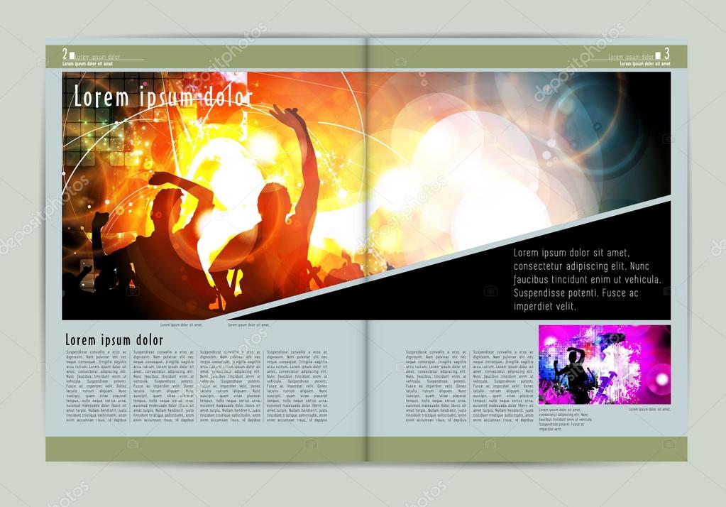 Newspaper template layout illustration Stock Vector Image by ©zeber2010 ...