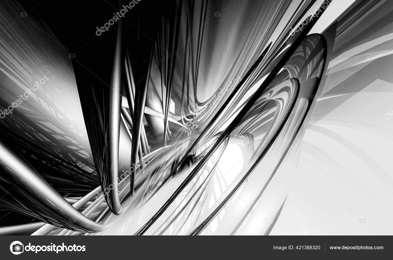 Rendering Abstract Digital Technology Background Stock Photo by ...