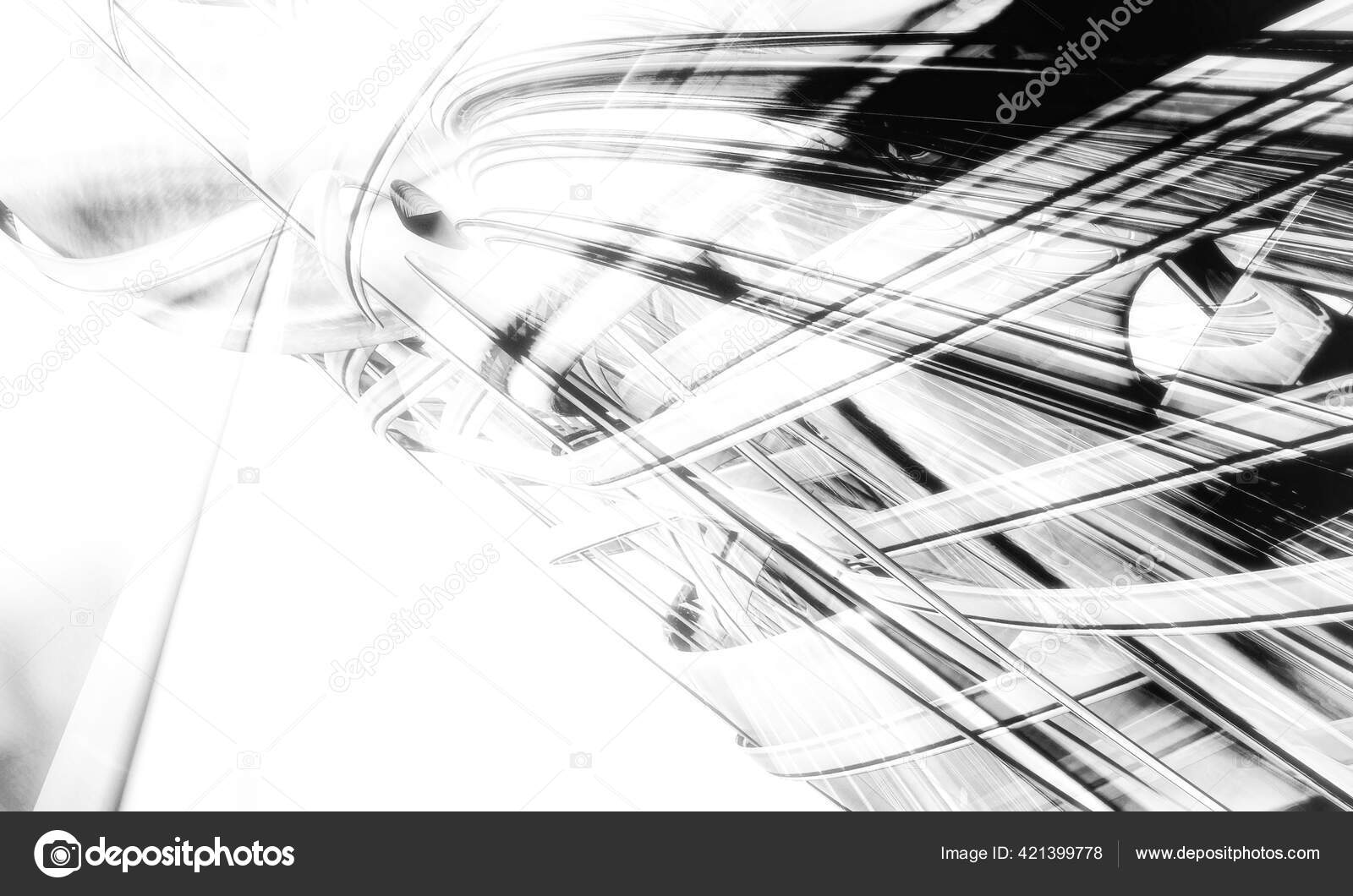 Rendering Abstract Digital Technology Background — Stock Photo ...
