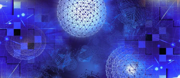 3D illustration of abstract technology digital hi tech concept ready ...