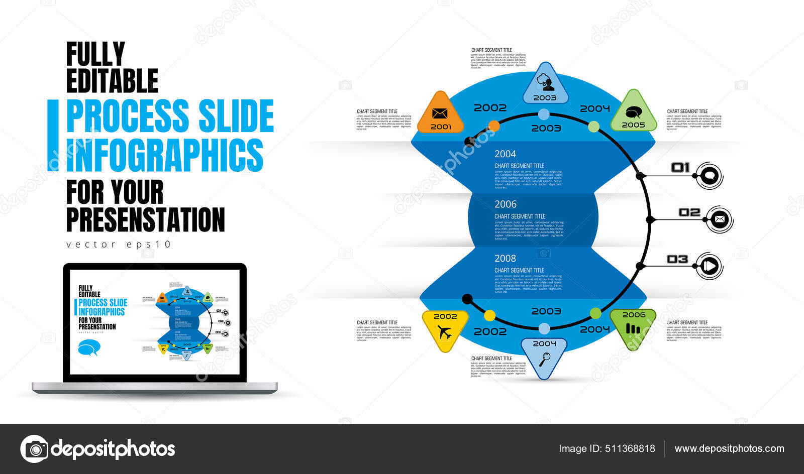 Business Infographic Layout Design Colorful Presentation Templates ...