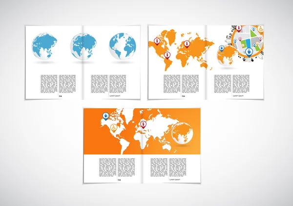 Magazine Layout Vector Stock Vector by ©zeber2010 57732477