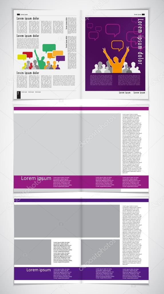 Open magazine layouts Stock Vector Image by ©zeber2010 #58944129