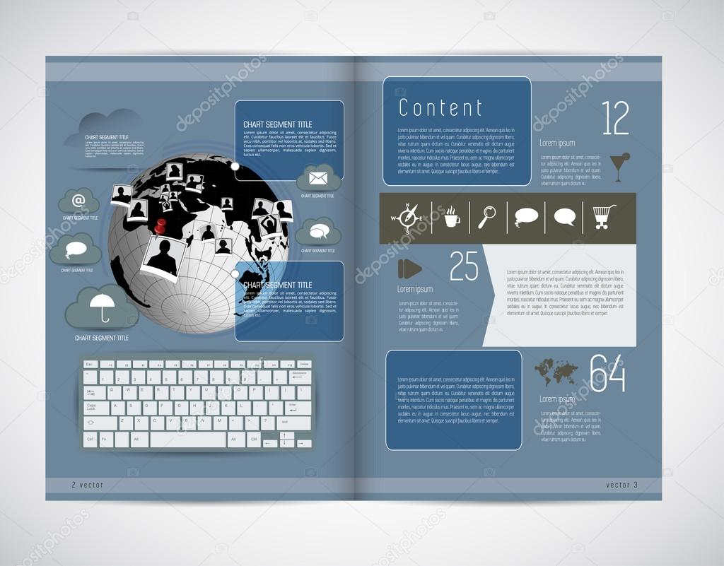 Open magazine layouts Stock Vector Image by ©zeber2010 #58944317