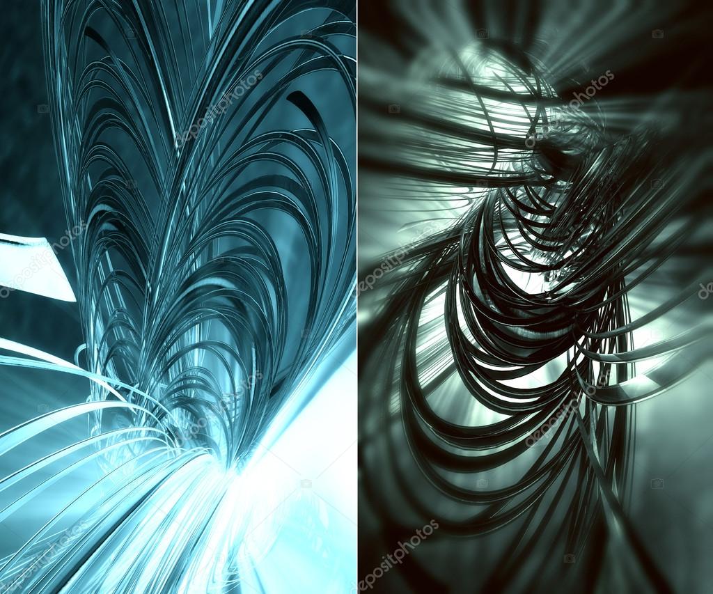 Set of two backgrounds Stock Photo by ©zeber2010 60844453