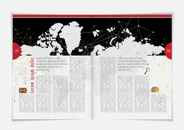 Magazine Layout Vector Stock Vector by ©zeber2010 57732477