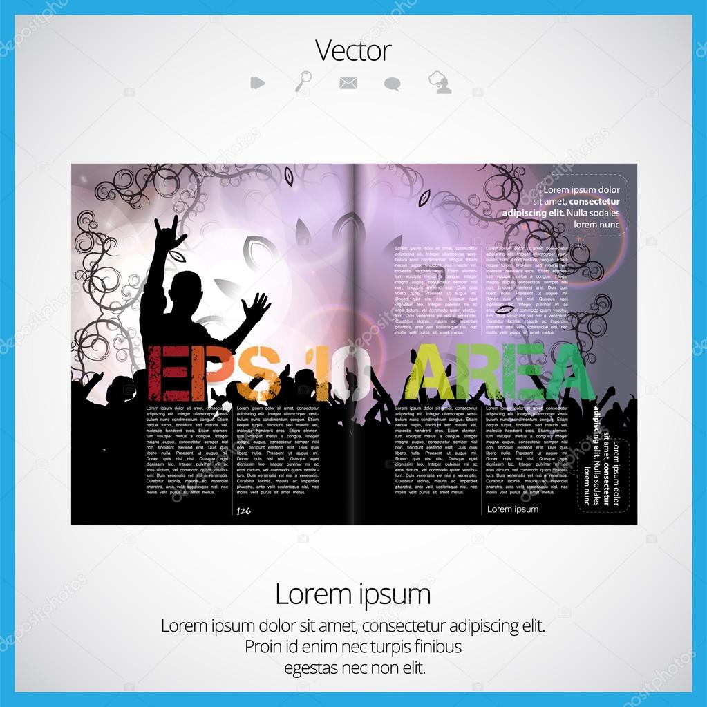 Open magazine Stock Vector by ©zeber2010 66264673