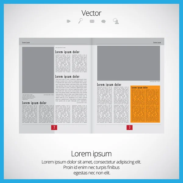 Layout de página vetor Stock Photos, Royalty Free Layout de página ...