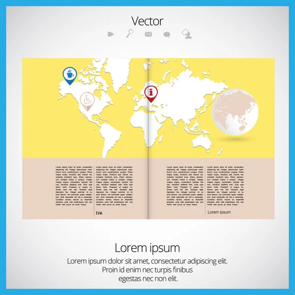 Imagens vetoriais Blog maps | Depositphotos