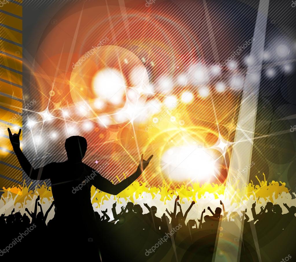Music event background for poster or banner — Stock Photo © zeber2010 ...
