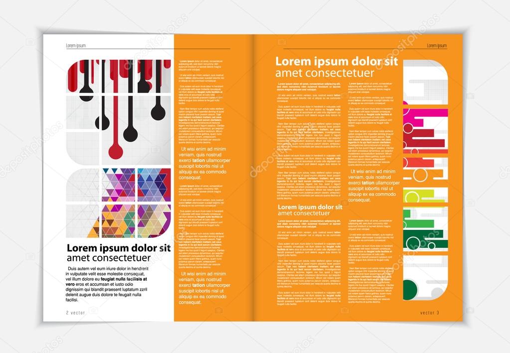 Layout magazine illustration Stock Vector by ©zeber2010 78582540
