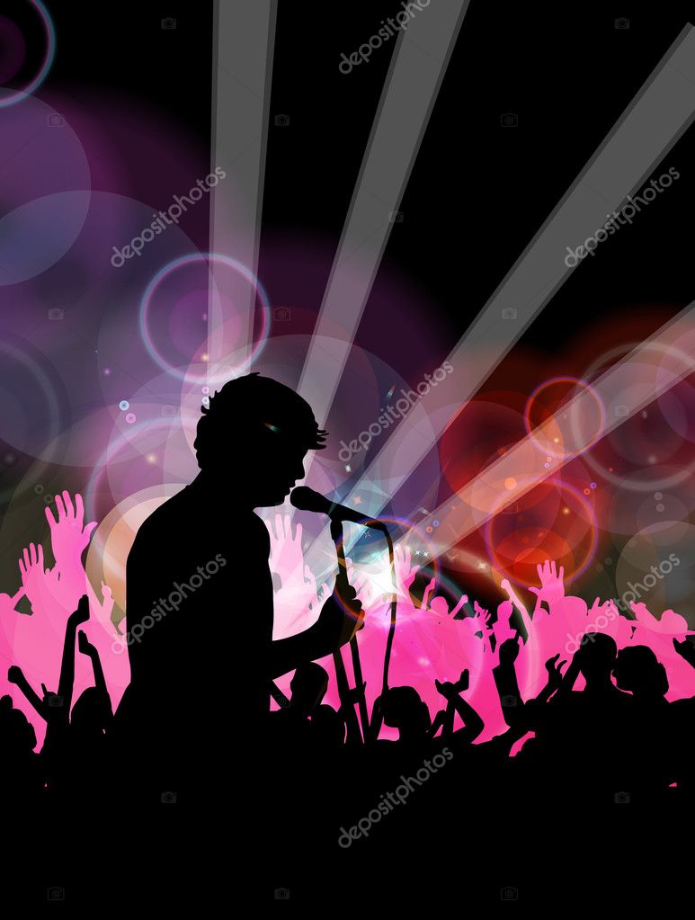 Concert illustration background Stock Vector Image by ©zeber2010 #78672040