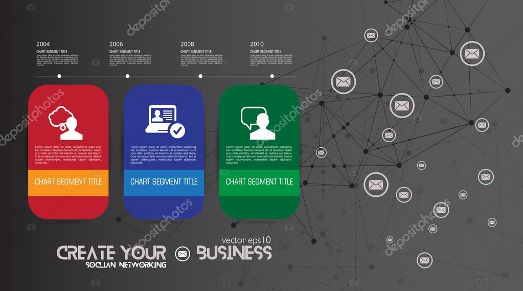 Timeline Infographic illustration Stock Vector by ©zeber2010 78673668