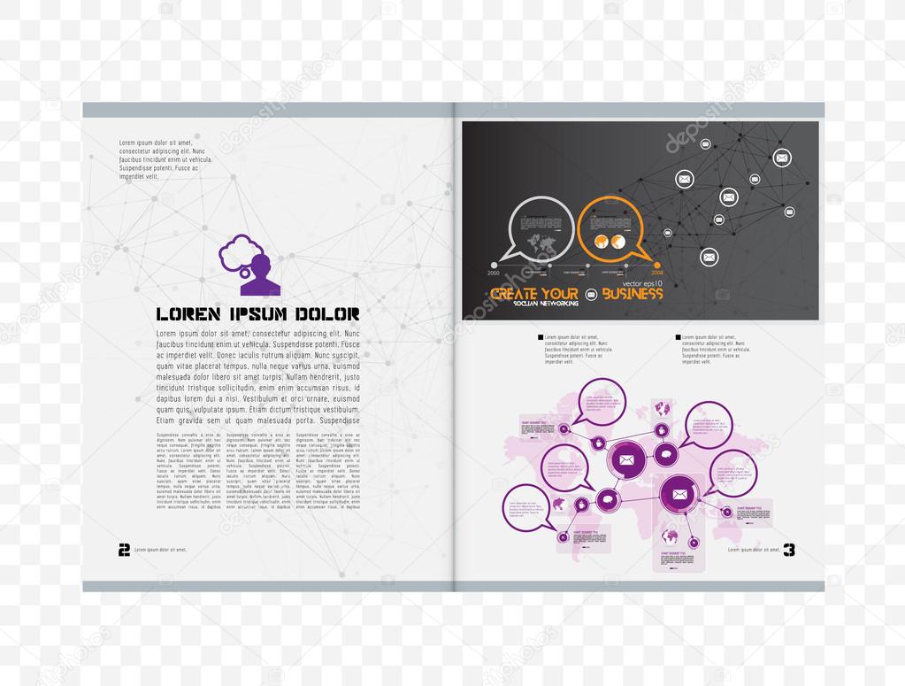 Magazine Layout illustration Stock Vector by ©zeber2010 79649488