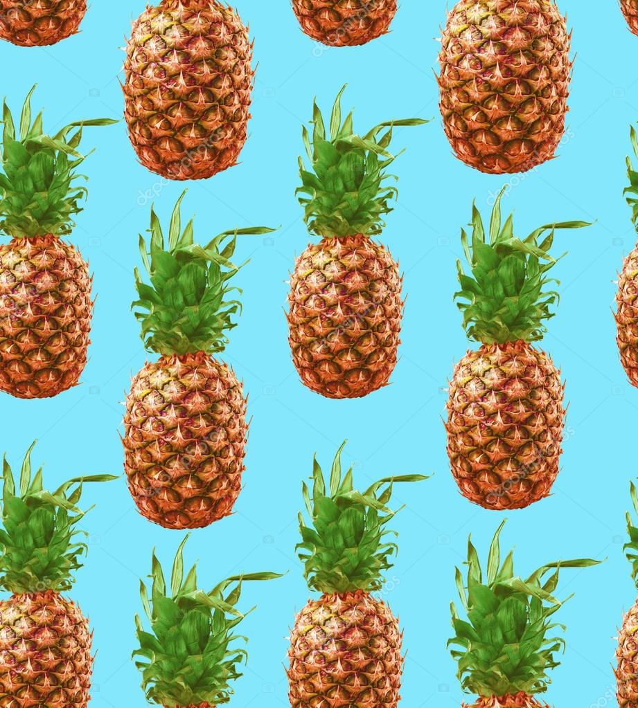 Hipster pineapple seamless pattern background Stock Illustration by ...