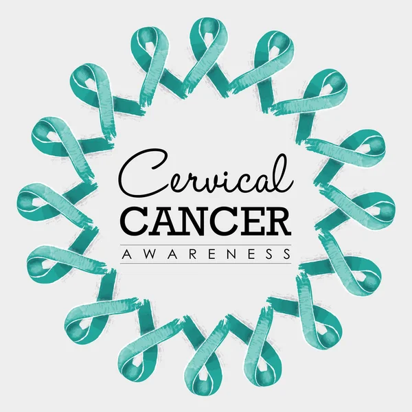 100,000 Cervical cancer ribbon Vector Images | Depositphotos