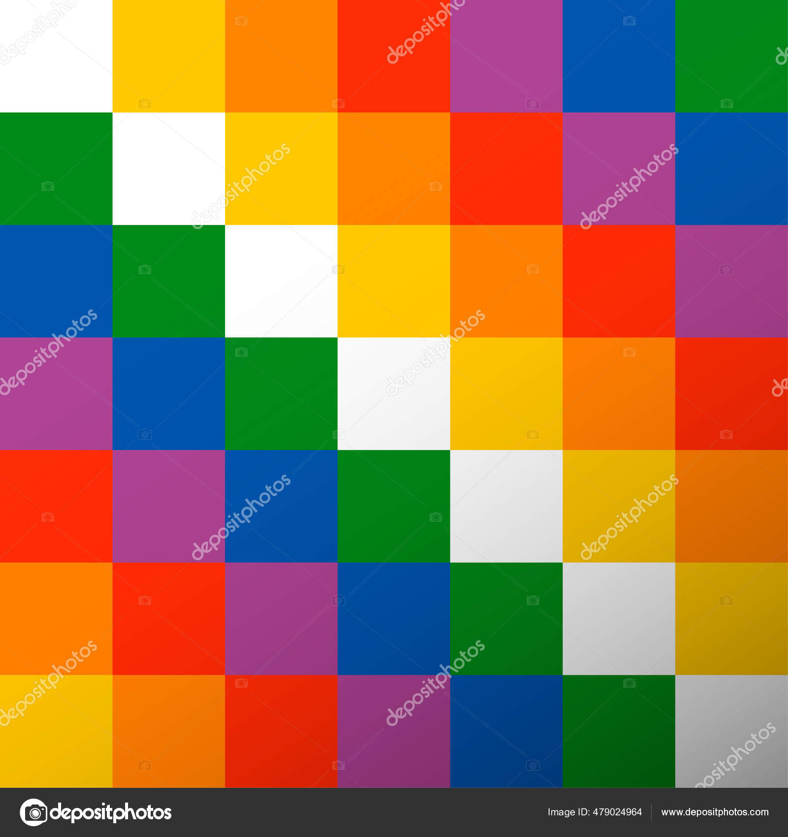 Indigenous Wiphala Nation Flag Illustration Traditional Native People ...