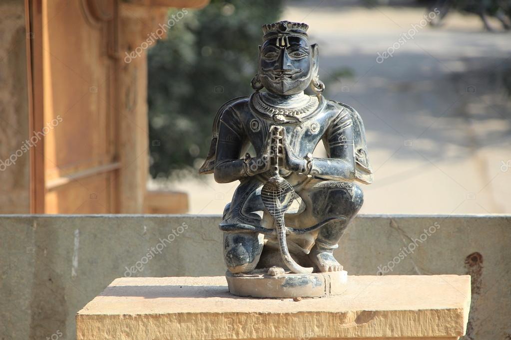 Blackstone Statue of Garuda — Stock Photo © mcmorabad #55338113