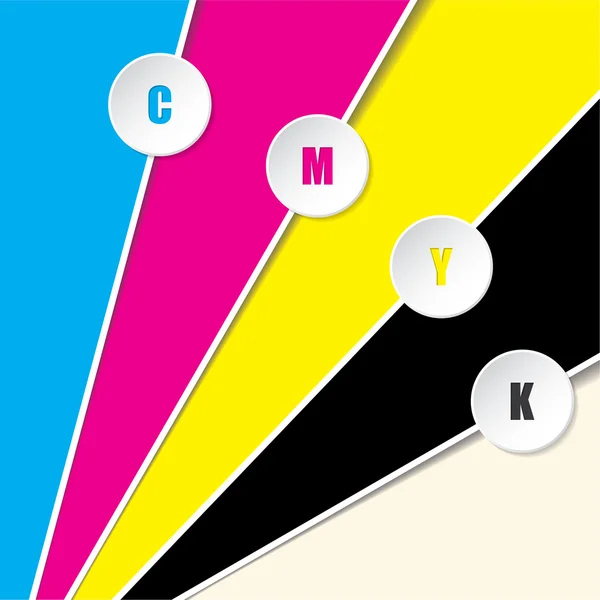 Cmyk wallpaper with 3d hexagon buttons Stock Vector Image by ©vipervxw ...