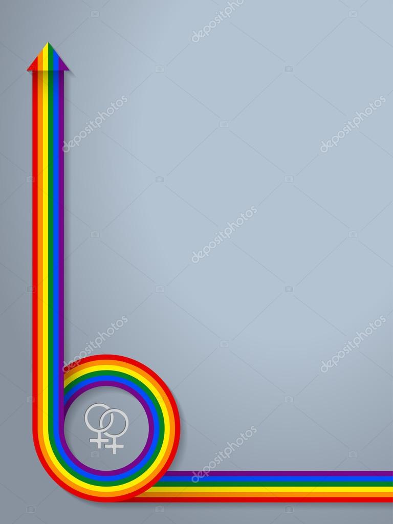 Abstract background with lgbt symbol and ribbon Stock Vector Image by ...