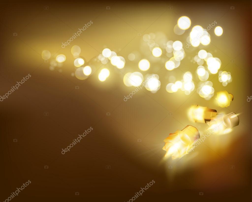 Golden lamps. Vector illustration. Stock Vector by ©silvae 56066865