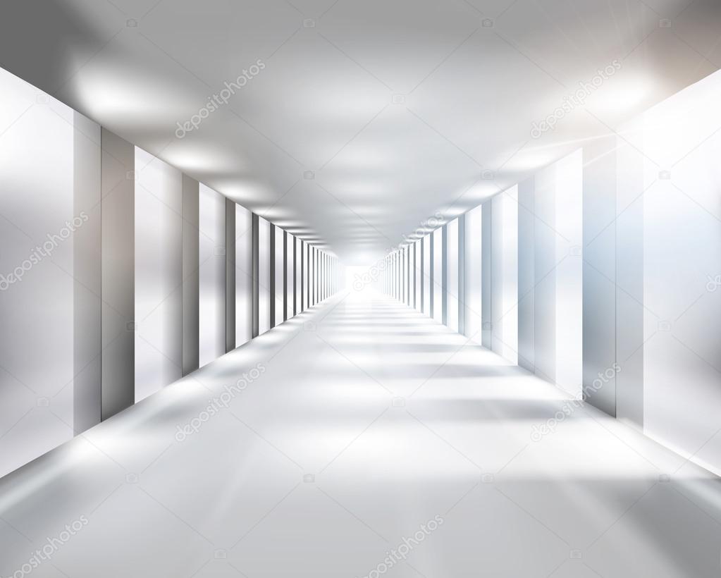 Long passage. Vector illustration. Stock Vector by ©silvae 61703903