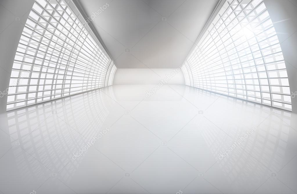 Hall, amplio espacio abierto. Ilustración vectorial. 2022