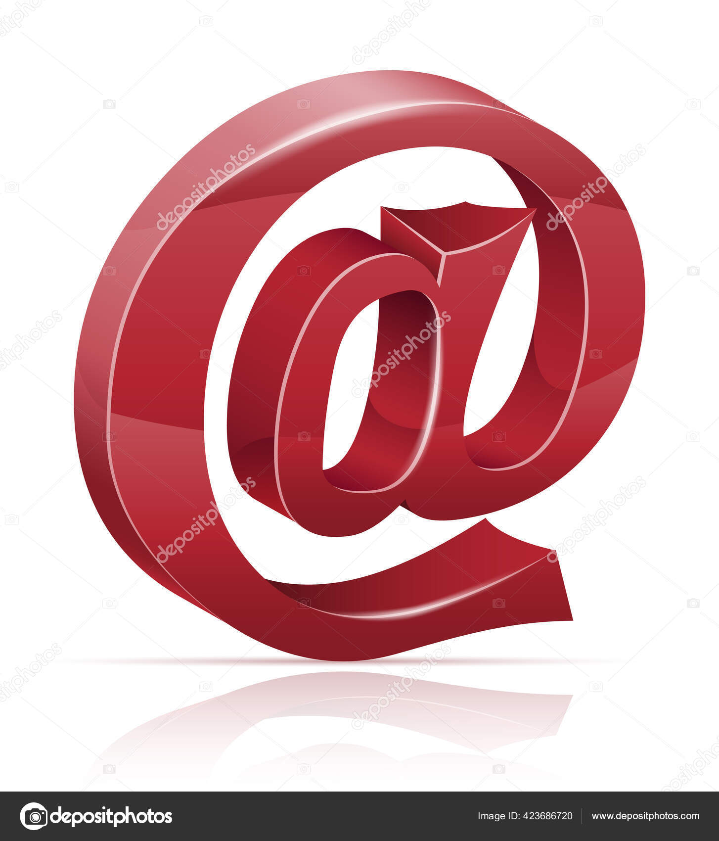 Icono Marca Correo Electrónico Signo Elementos Gráficos Para ...