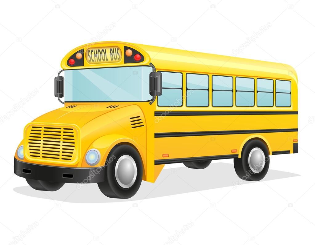 Vector De Autobús Escolar Ilustración Vector Gráfico Vectorial