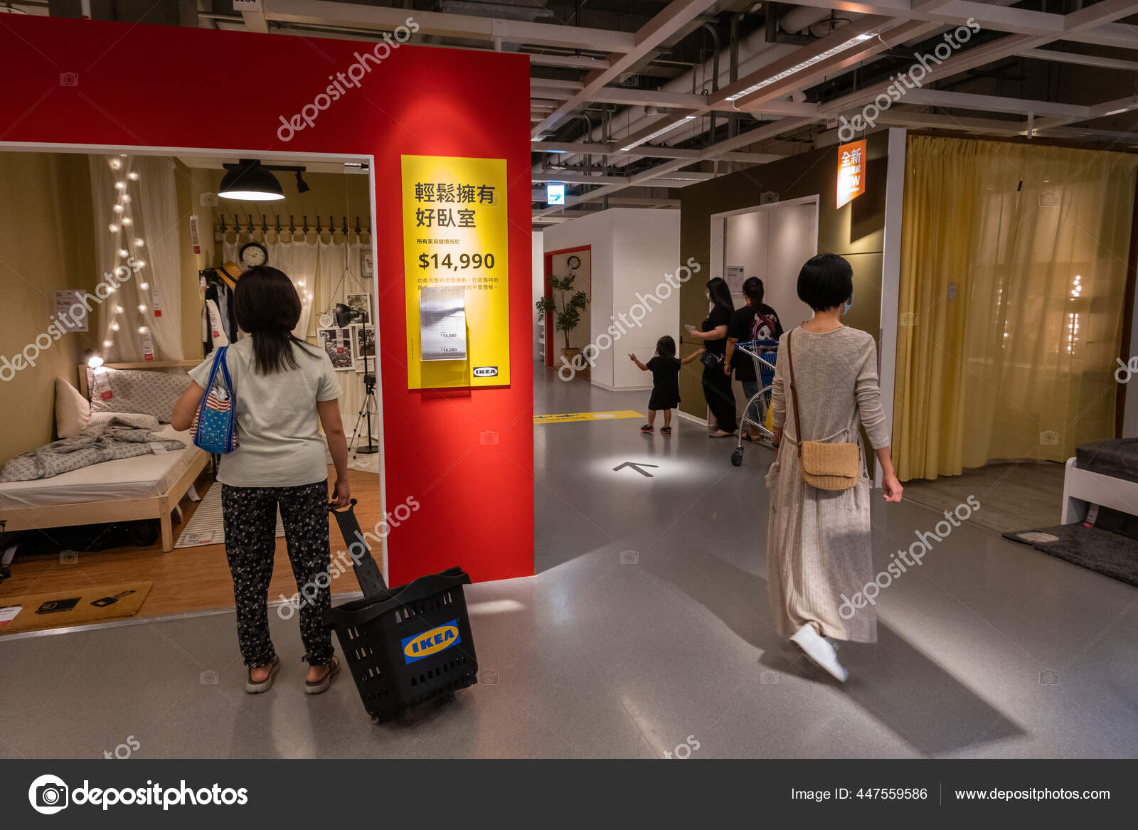 Taichung Taiwan August 31Th 2020 Modern Building Interior Ikea Famous – Stock Editorial Photo ...