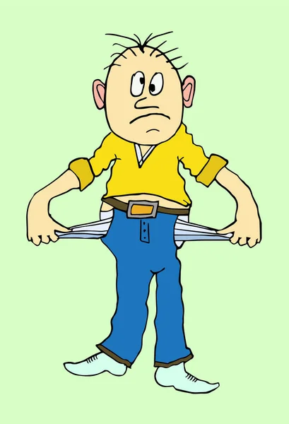 Cartoon empty pockets Vector Art Stock Images | Depositphotos