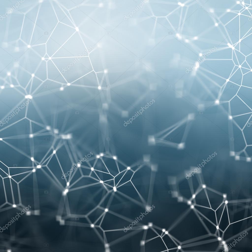 Blue abstract network background — Stock Photo © magann #114772248