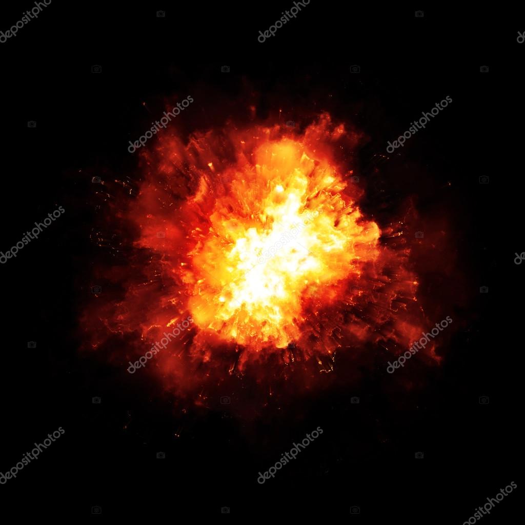 Explosión fuego — Foto de stock #54021321 © magann