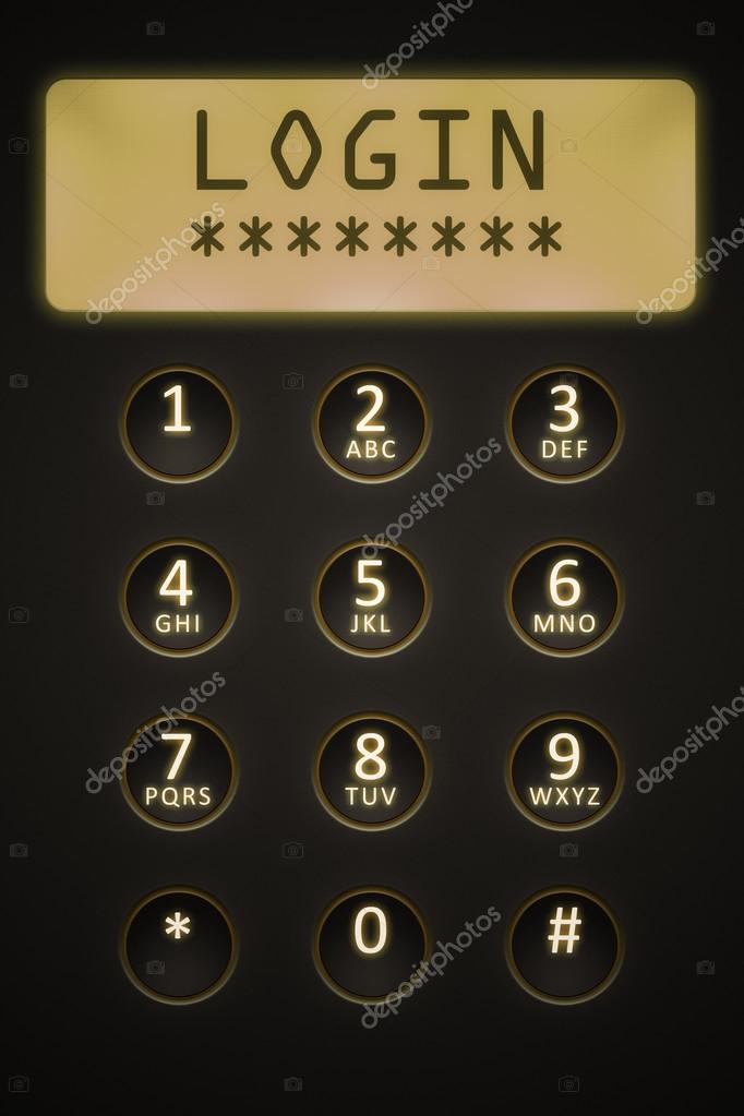 Digital dial plate — Stock Photo © magann #54465739