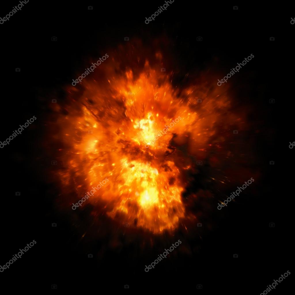 Picturesque fire explosion — Stock Photo © magann #81877494
