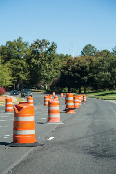 Road Construction Barrels