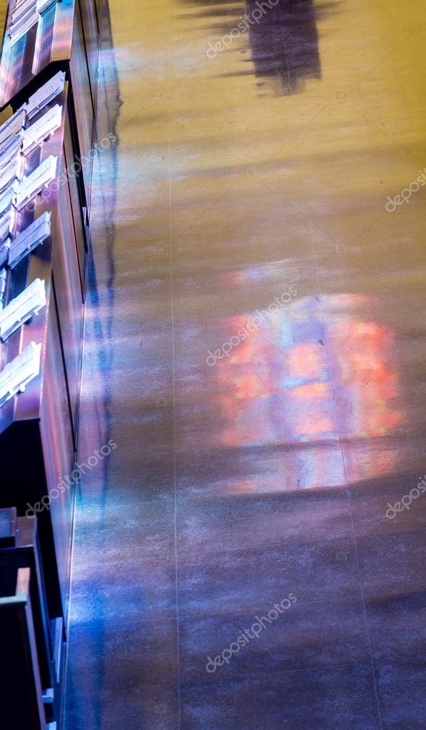 Stained Glass Light on Floor — Stock Photo © dbvirago #70571403