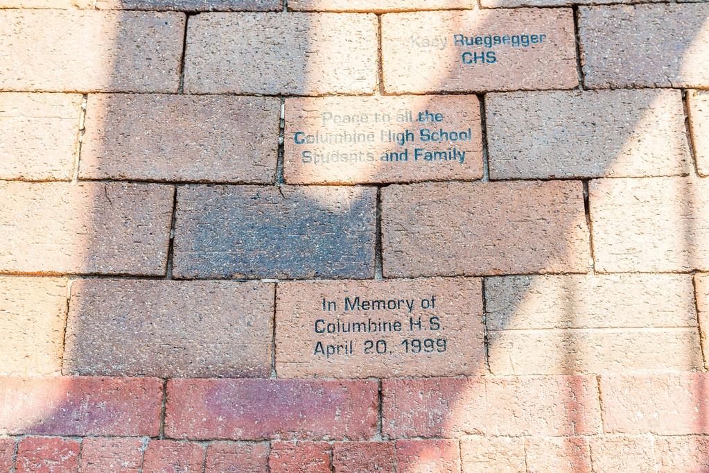 Columbine High School Memorial Wall