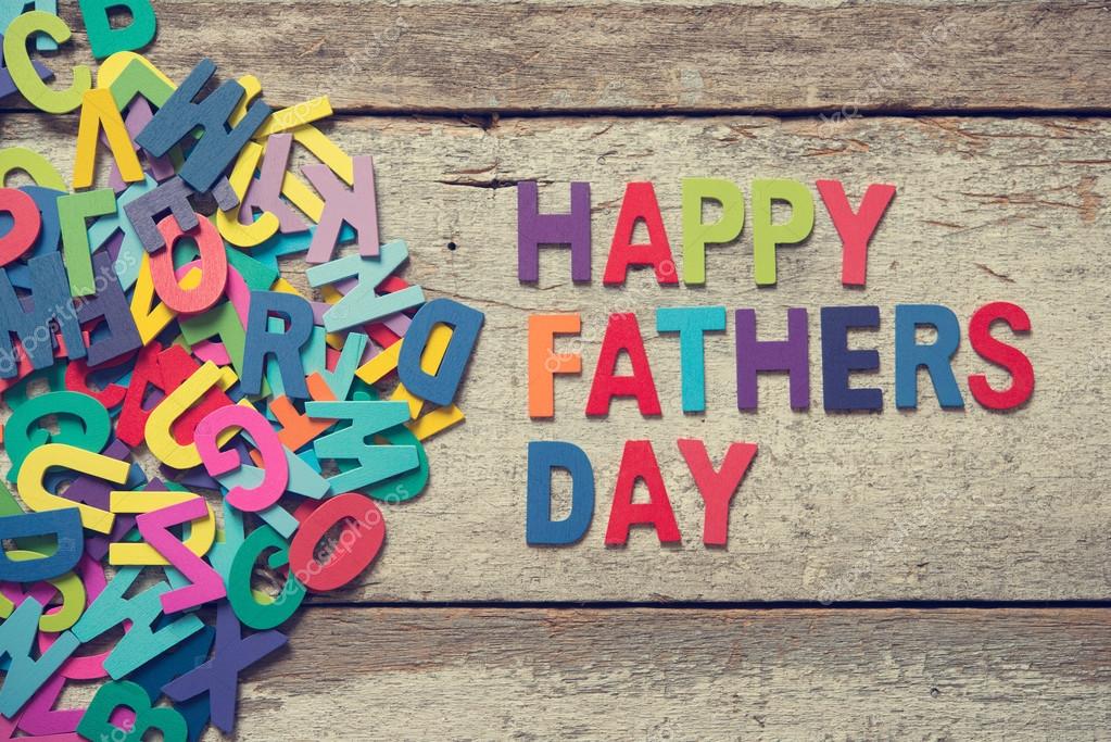 Happy fathers day words — Stock Photo © szefei #71164667