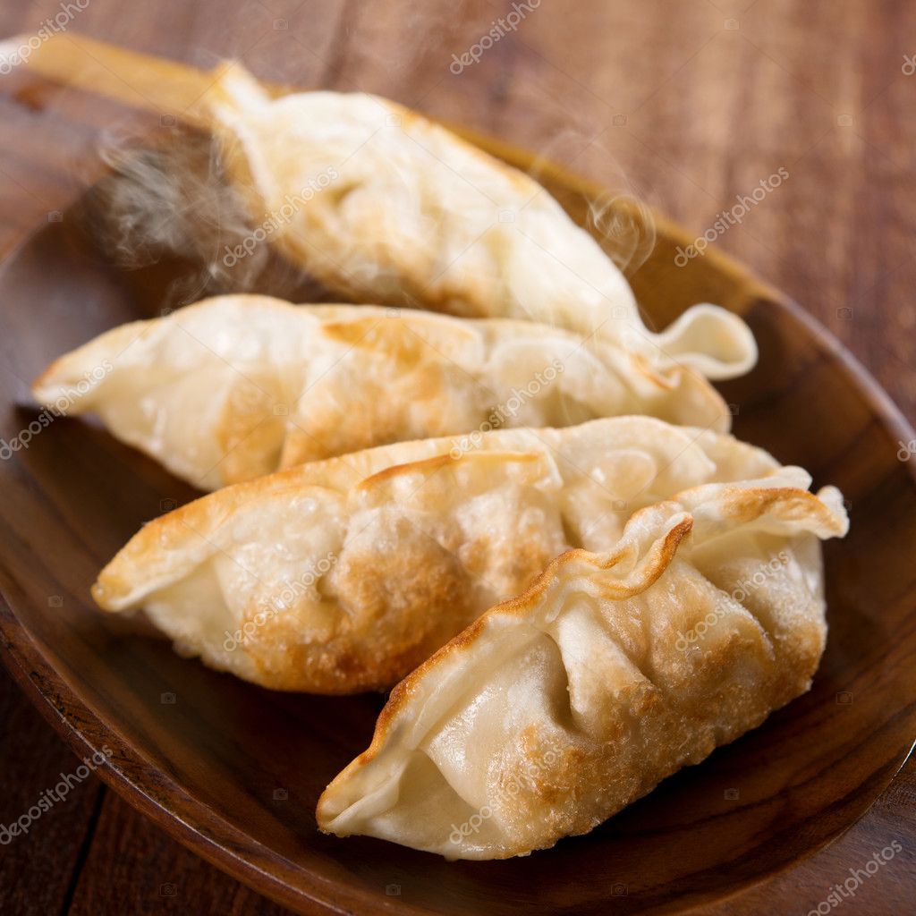 Fried dumplings Stock Photo by ©szefei 85897096