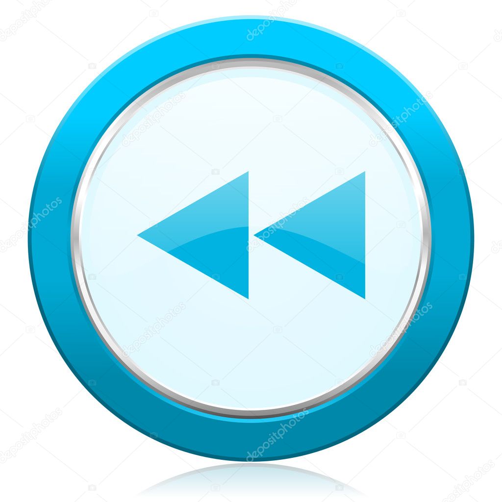 Rewind icon — Stock Photo © alexwhite #62284099