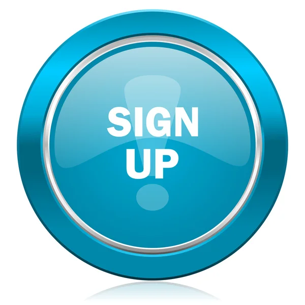 Sign Up Button Blue