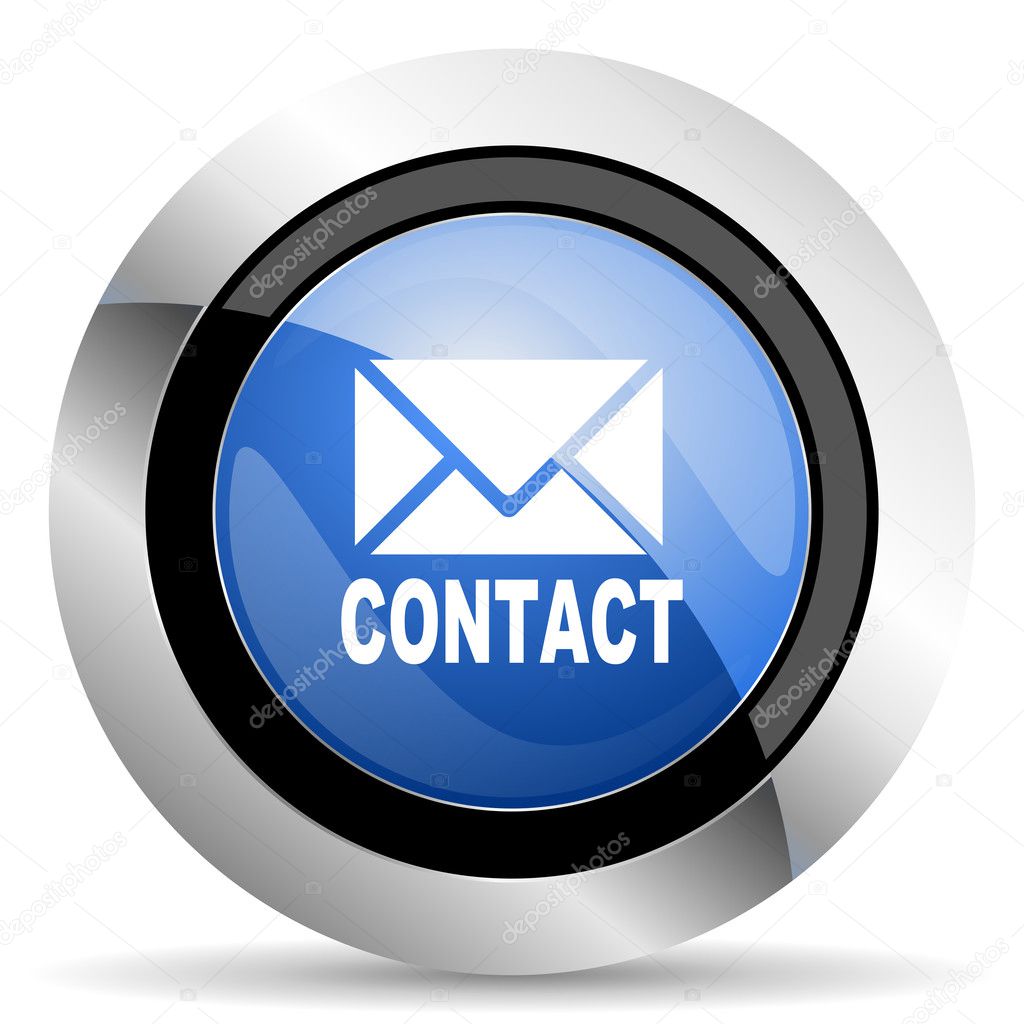 Email icon contact sign — Stock Photo © alexwhite #76084307