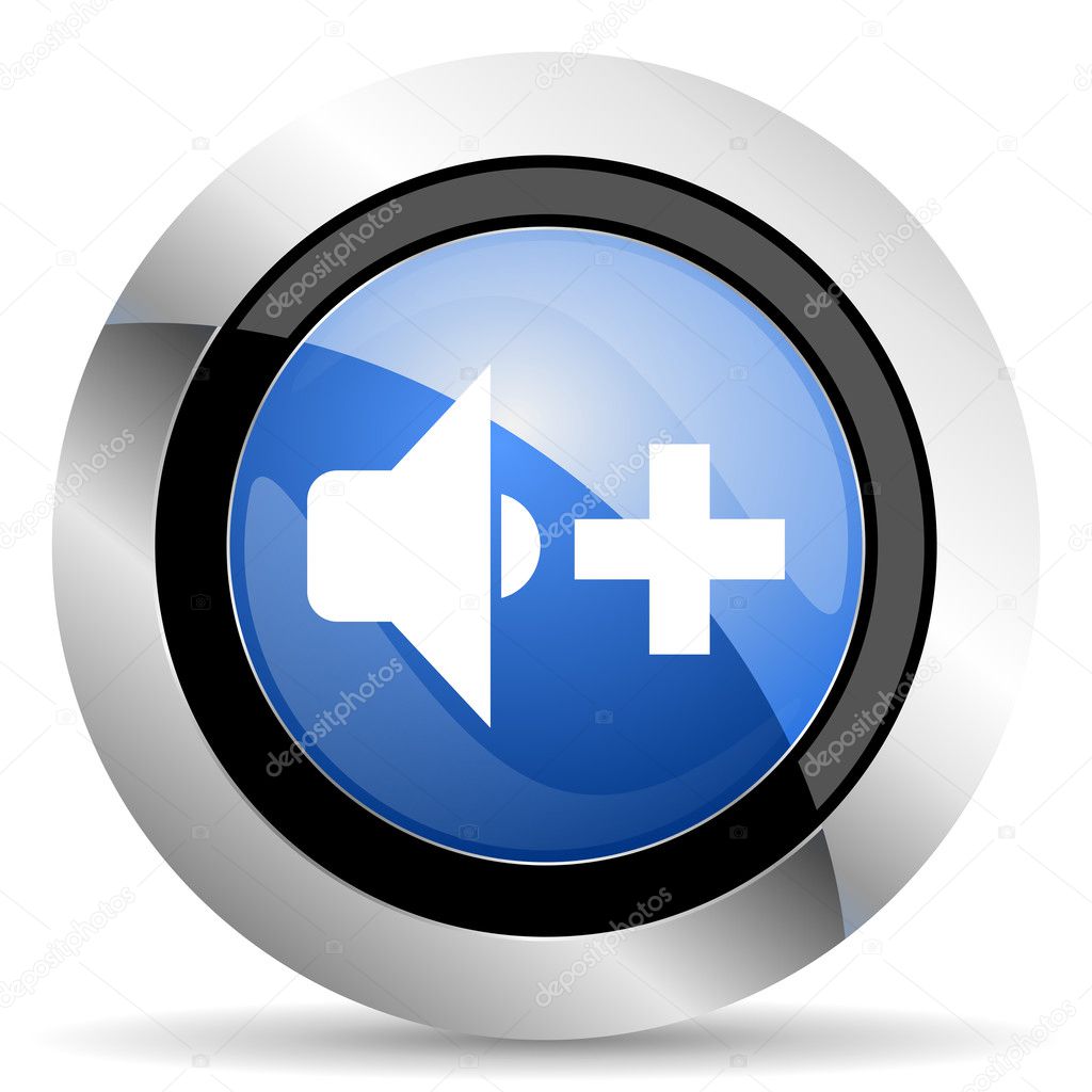 Speaker volume icon music sign — Stock Photo © alexwhite #76086543