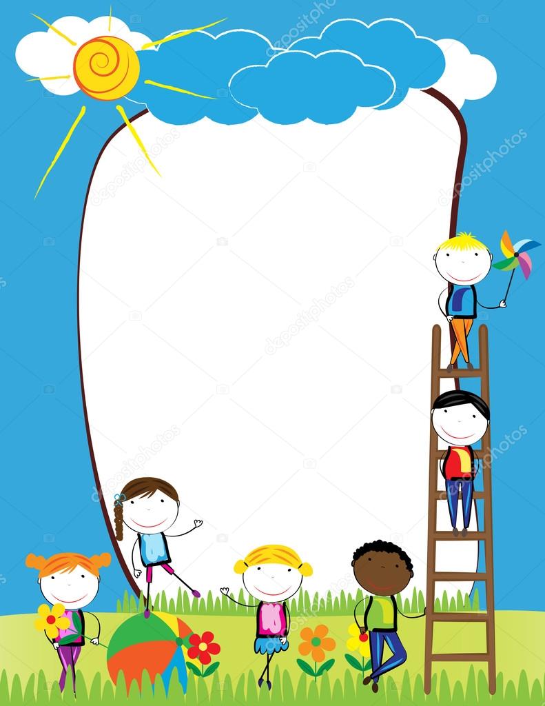 Kids frame Stock Vector by ©justaa 73790903