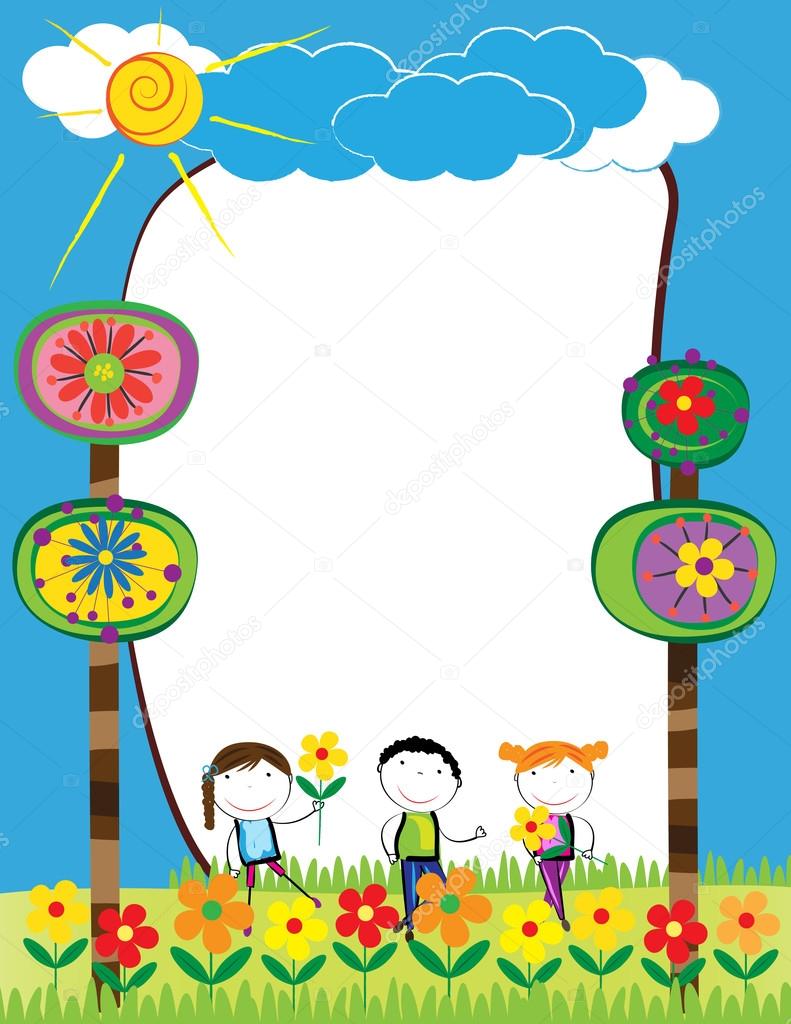 Colorful Frame For Boys