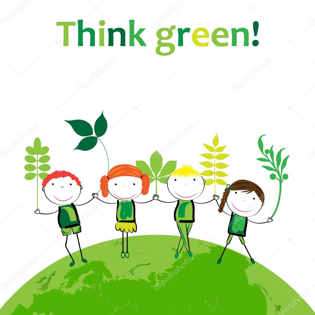Think green Stock Vector Image by ©justaa #73791287