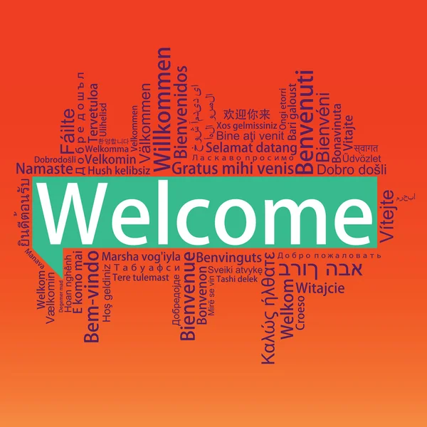 Welcome multi language Vector Art Stock Images | Depositphotos