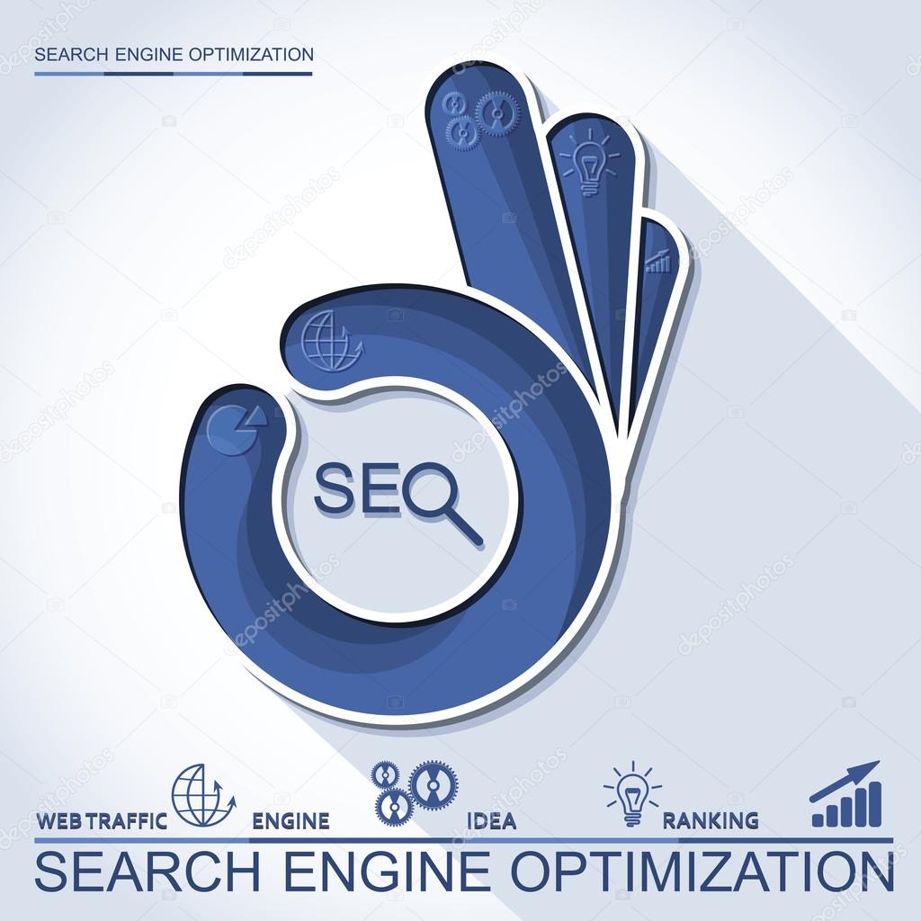 Infographic perfect search engine optimization Stock Vector Image by ...