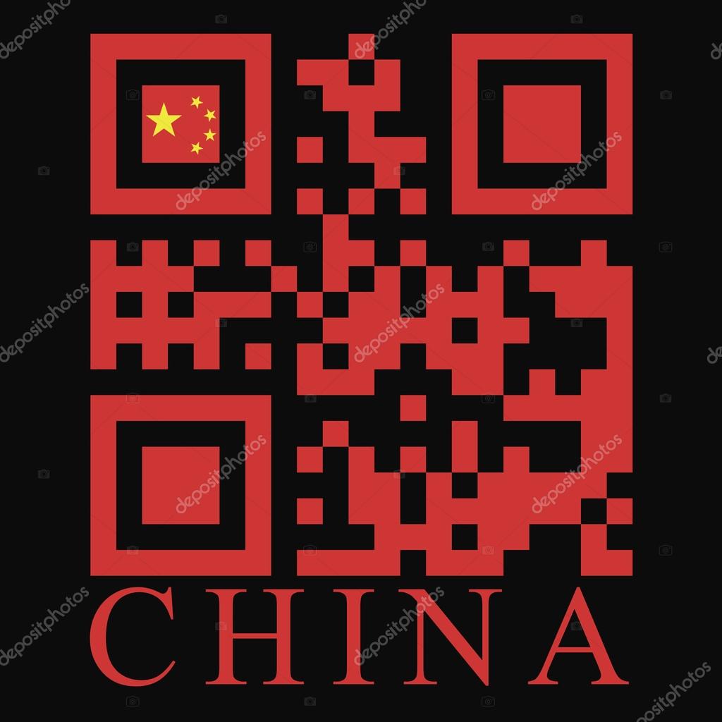 China QR code flag Stock Vector by ©ngaga35 115529378